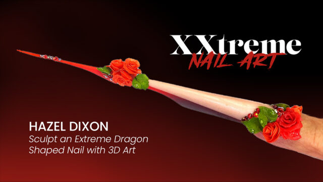 Sculpt an Extreme Dragon Shaped Nail With 3D Art - GlossaryLive